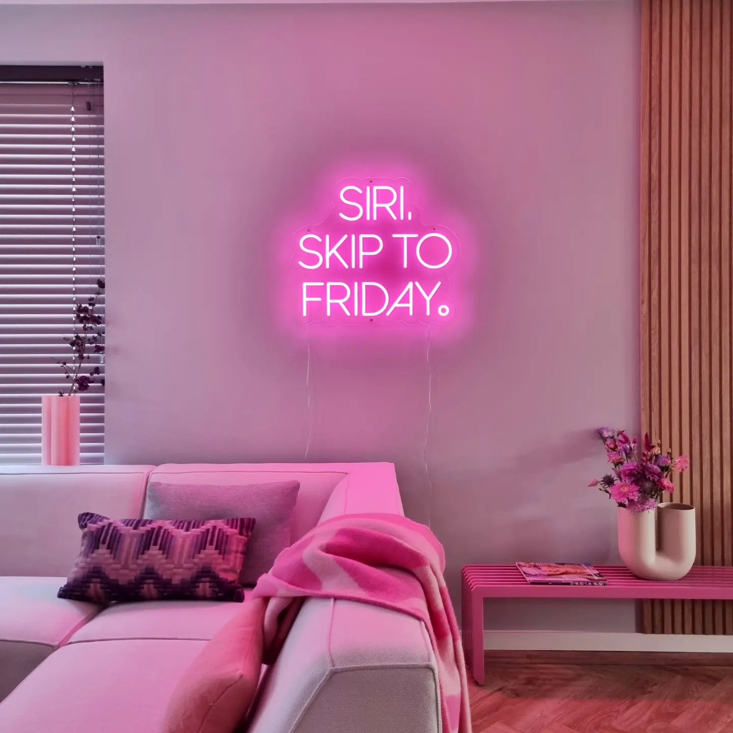 Siri skip to friday neon verlichting - neon lamp - neonlicht - neonbord ...