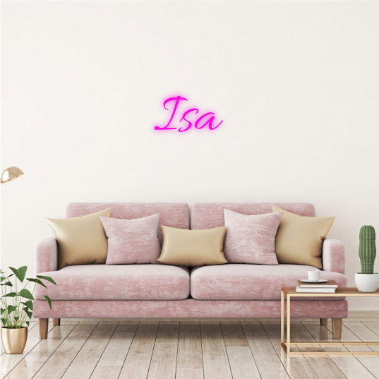 Isa neon lamp neon sign – neonlampen.nl