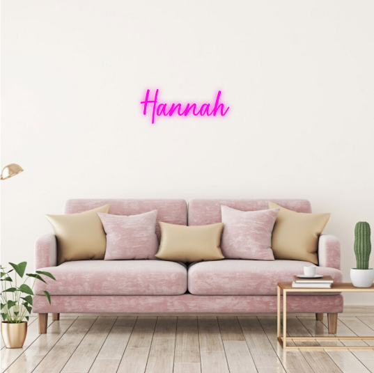 Hannah neon lamp neon sign – neonlampen.nl